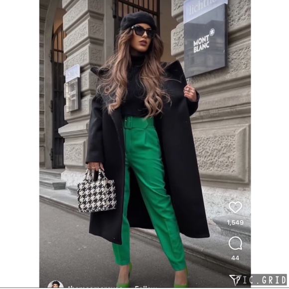 Zara | Pants & Jumpsuits | Zara High Waisted Belted Pants | Poshmark